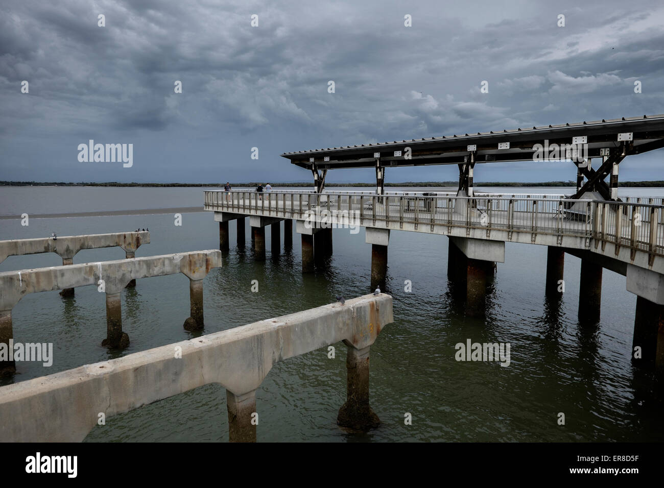 Storm clouds building - Clontarf Stock Photo - Alamy