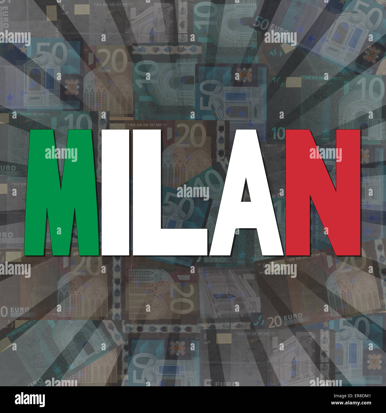 Milan text hi-res stock photography and images - Alamy