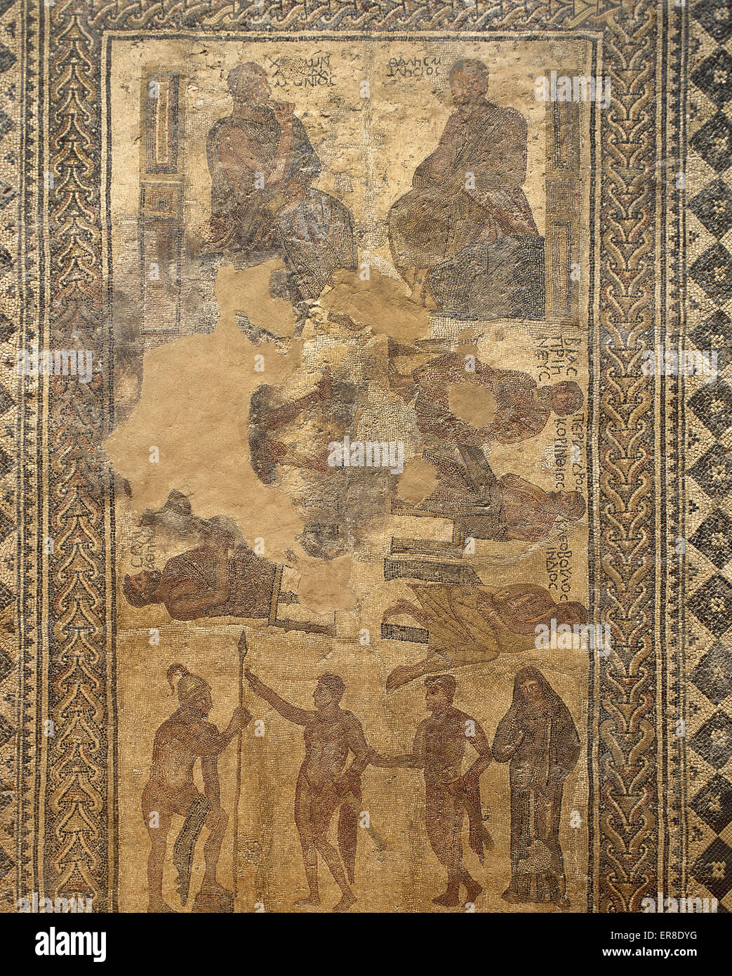 Mosaic of the seven sages hi-res stock photography and images - Alamy