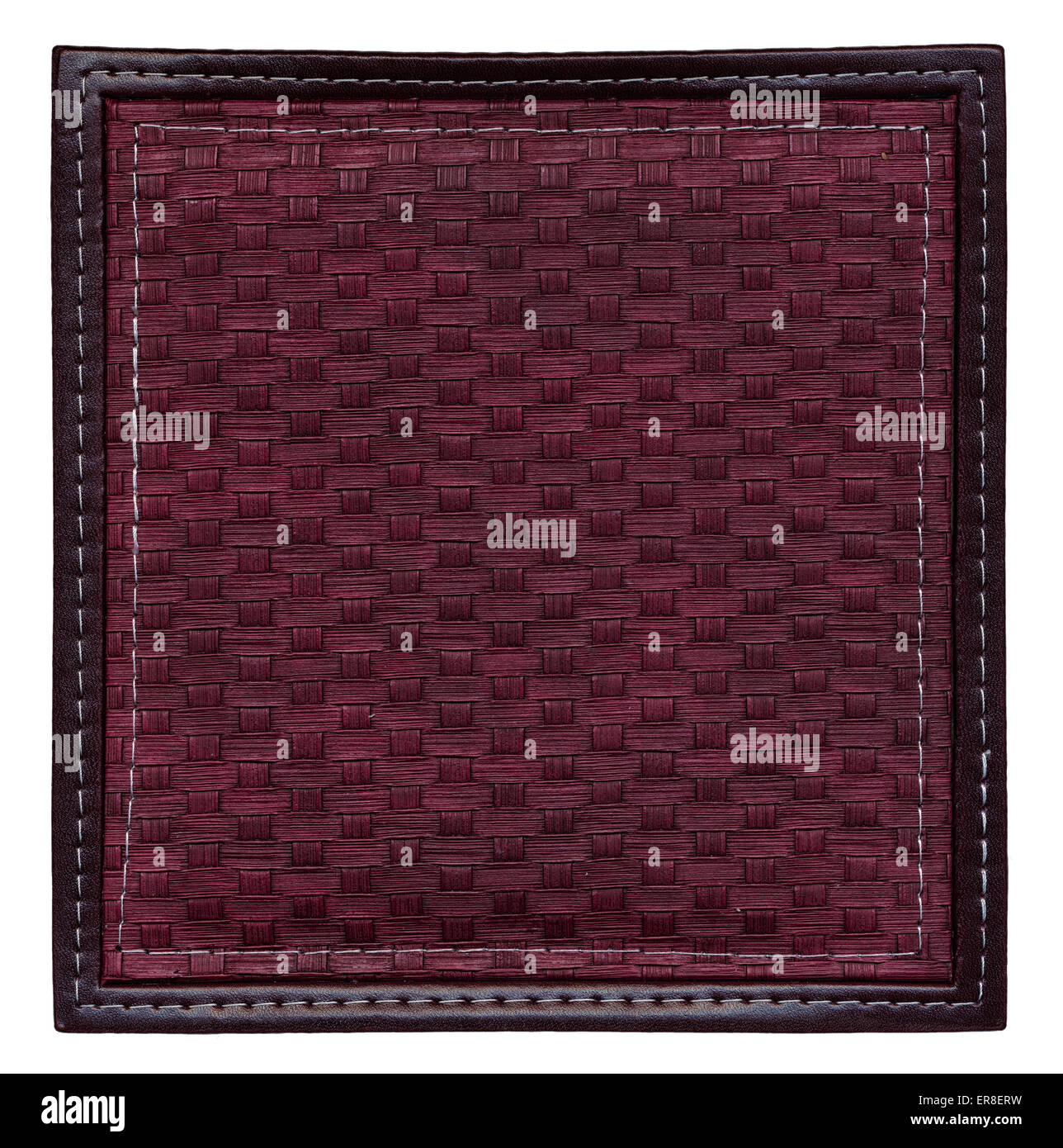 dark red wicker frame isolated Stock Photo - Alamy