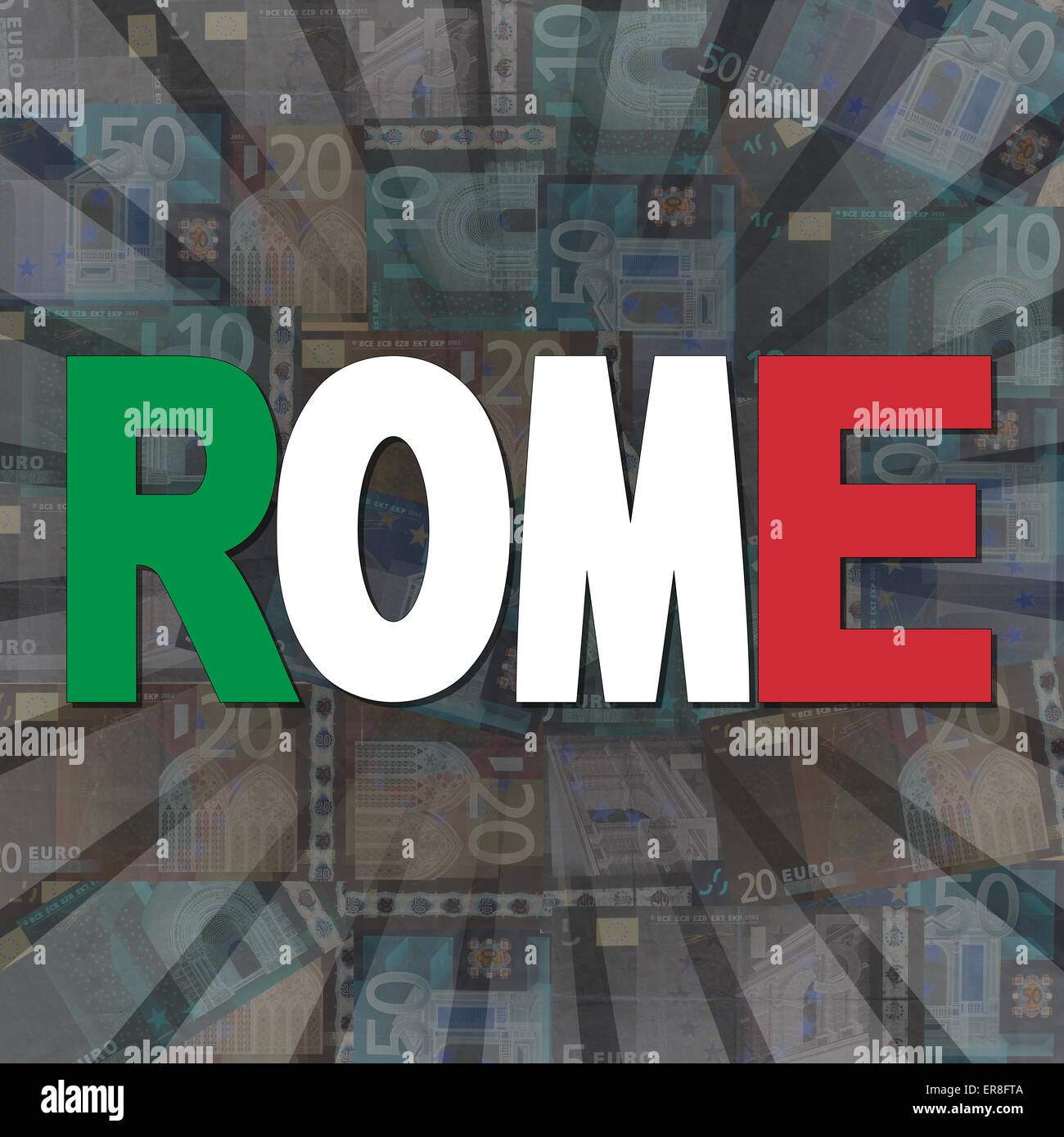 Rome text hi-res stock photography and images - Alamy