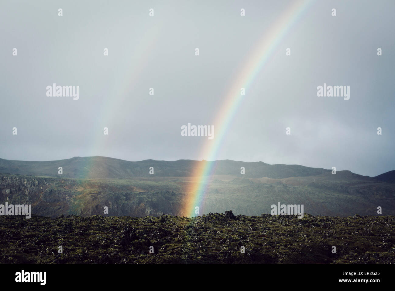 Over mountains hi-res stock photography and images - Alamy