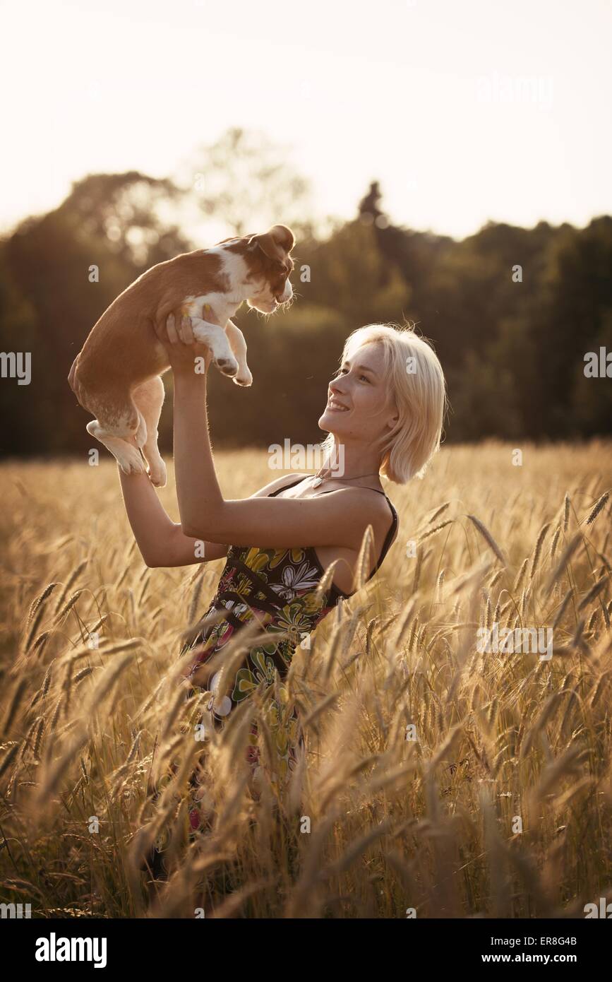 Woman corn dog hi-res stock photography and images - Alamy