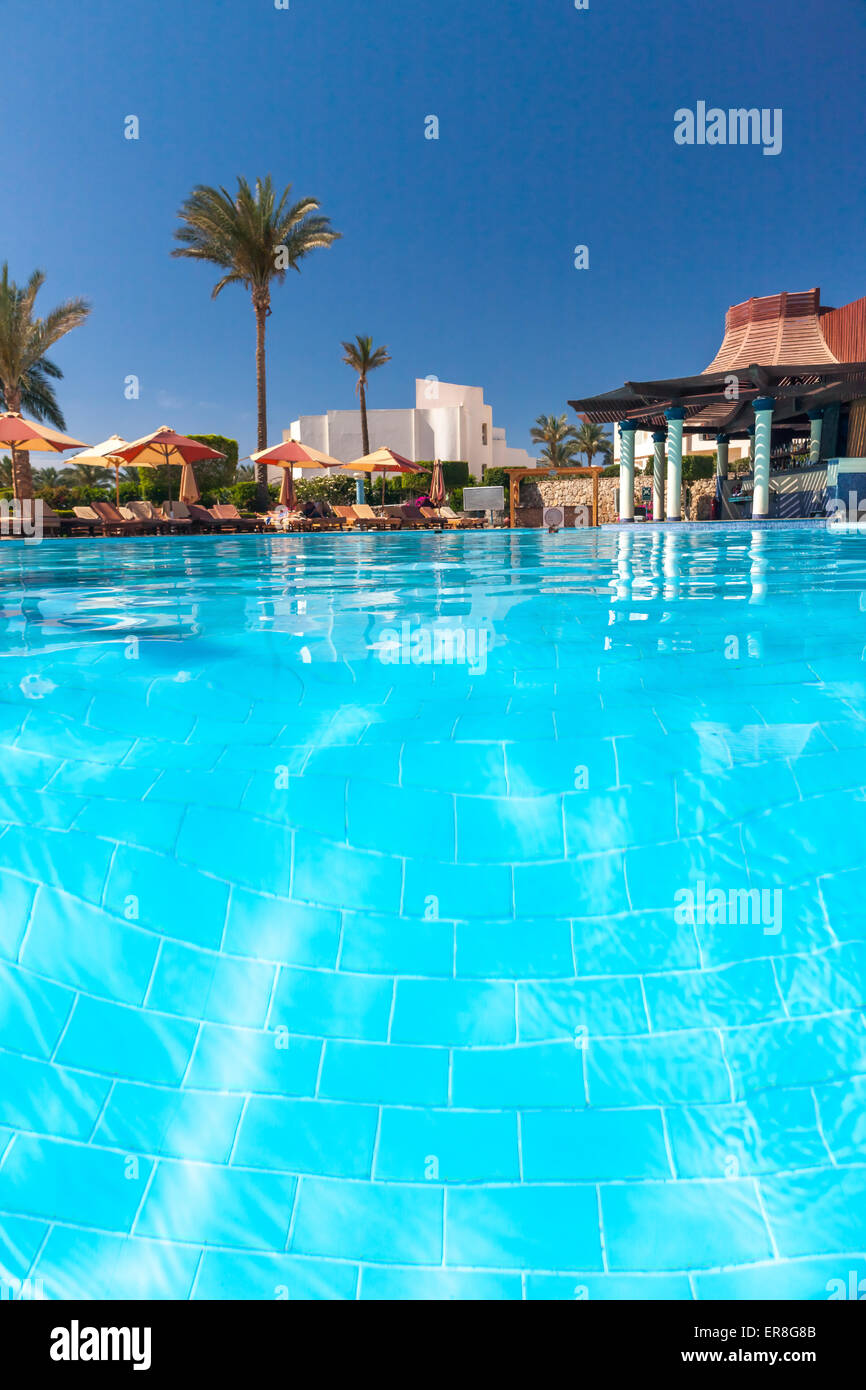 Luxury nice hotel swimming pool in the Egypt Stock Photo - Alamy