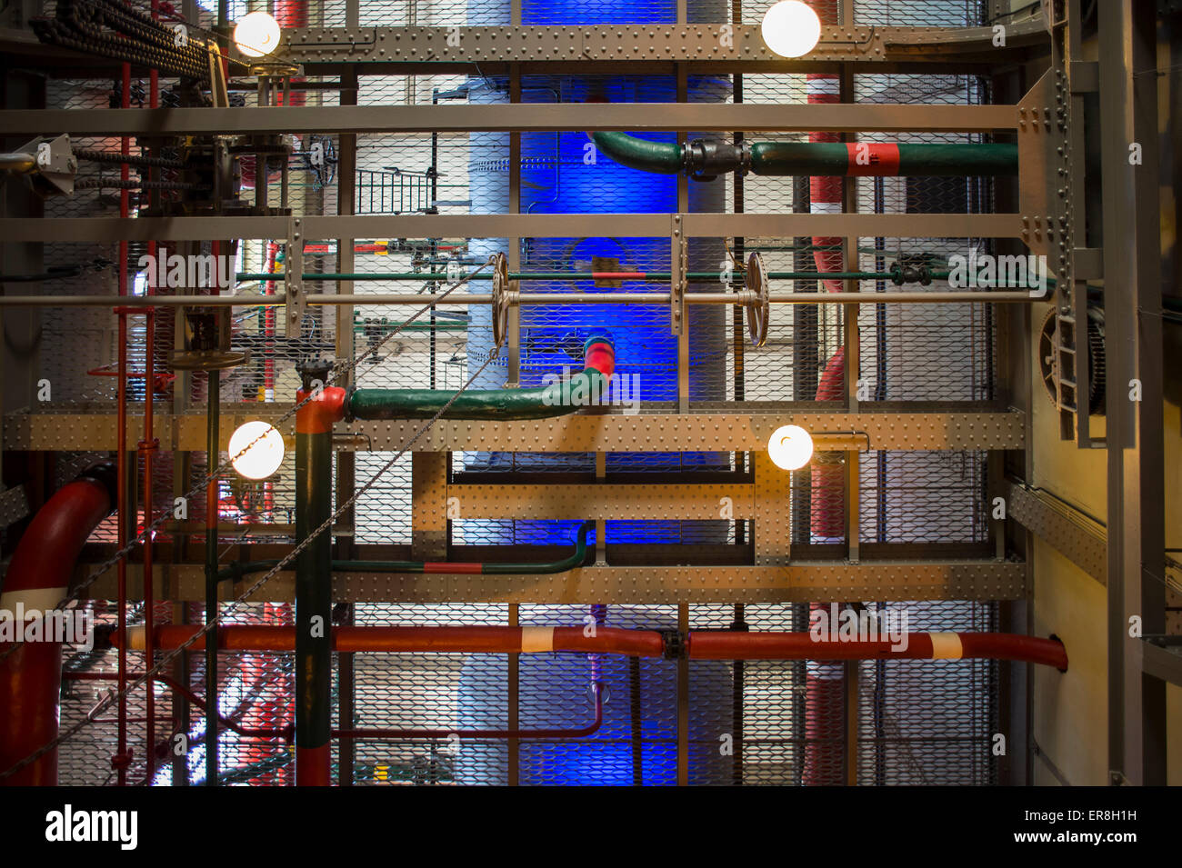 Inside the Electricity Museum in Belem, Lisbon Stock Photo - Alamy
