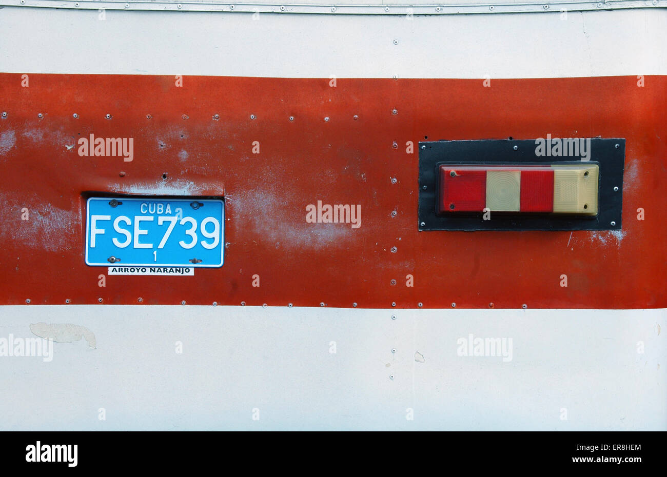 Number plate on a Cuban car in Havanna Stock Photo - Alamy