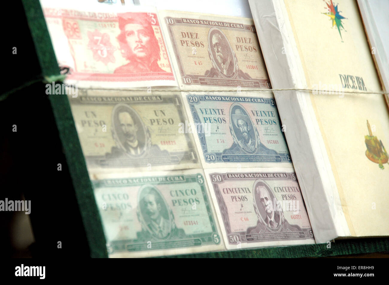 Old Cuban currency showing Che Guevara in Havana, Cuba Stock Photo - Alamy