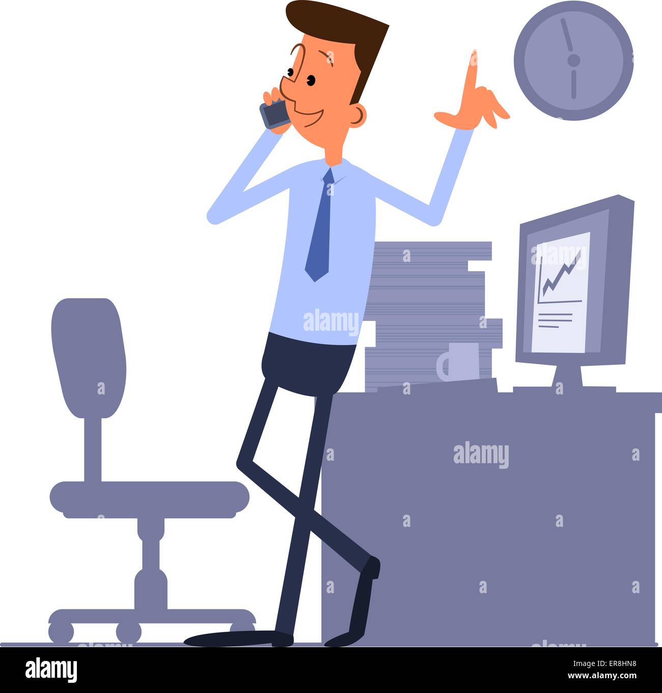 People talking pointing on Stock Vector Images - Alamy
