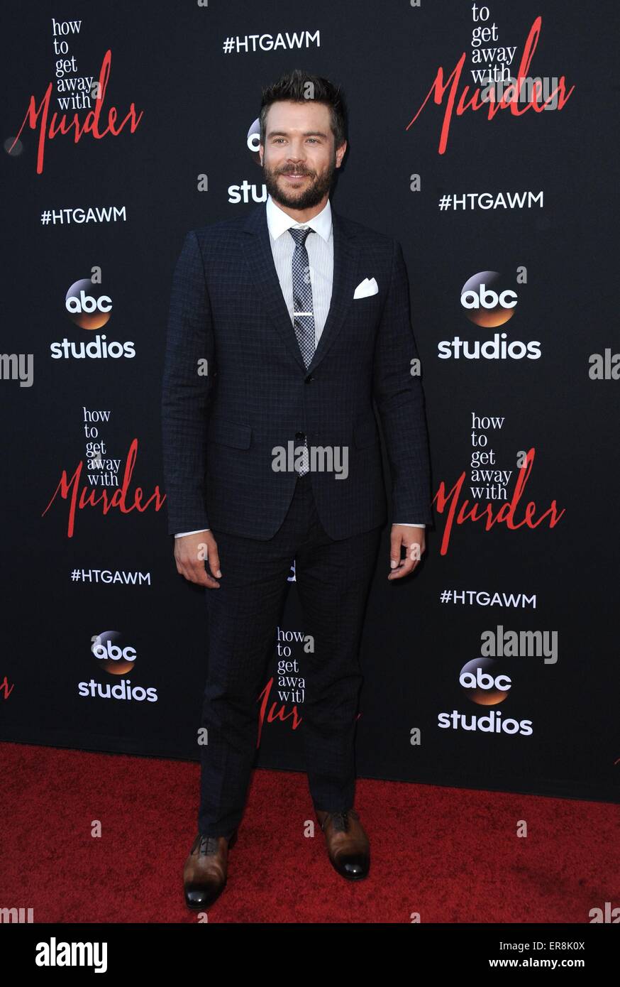 Hollywood, CA, USA. 28th May, 2015. Charlie Weber at arrivals for HOW ...