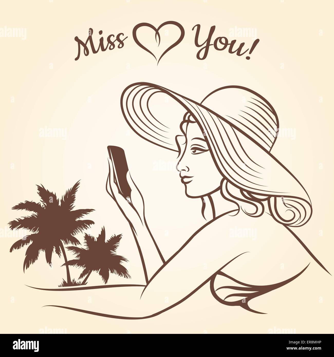 Miss nature Stock Vector Images - Alamy