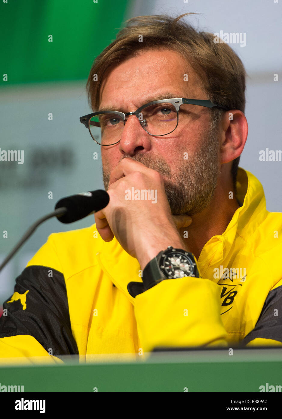 Berlin, Germany. 29th May, 2015. Dortmund coach Juergen Klopp at a ...