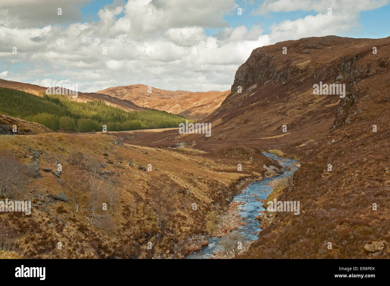 Dundonnell River from Fain Bridge Stock Photo - Alamy