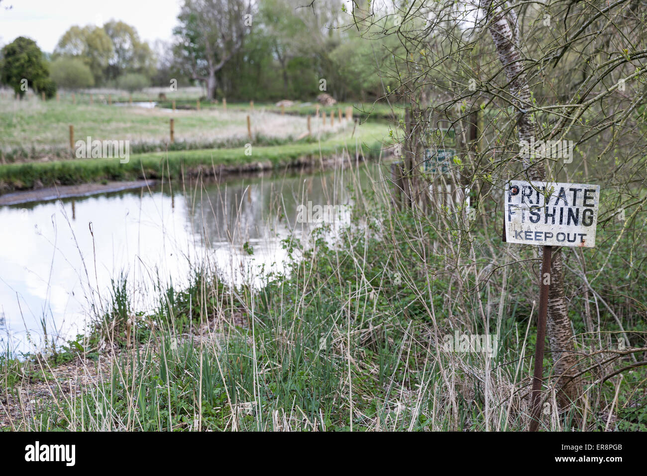 River Test at Wherwell, Hampshire, England, UK Stock Photo - Alamy