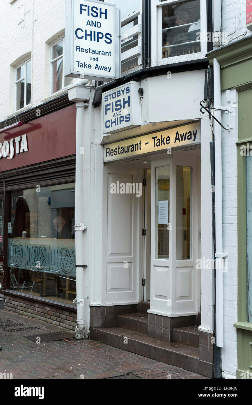 Fish chip shop door hi-res stock photography and images - Alamy