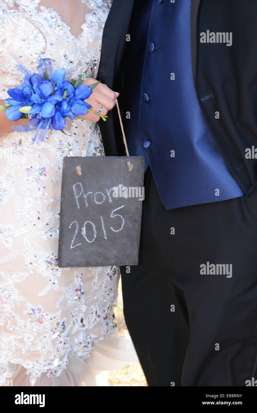 Couple going to Prom Stock Photo - Alamy