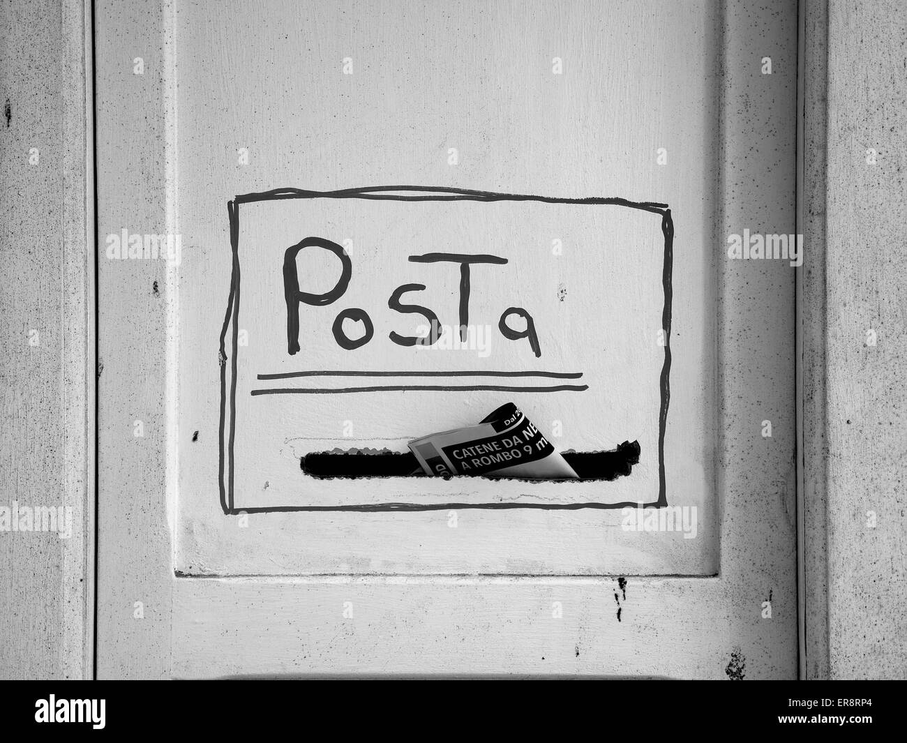 Letter in mailbox Stock Photo - Alamy