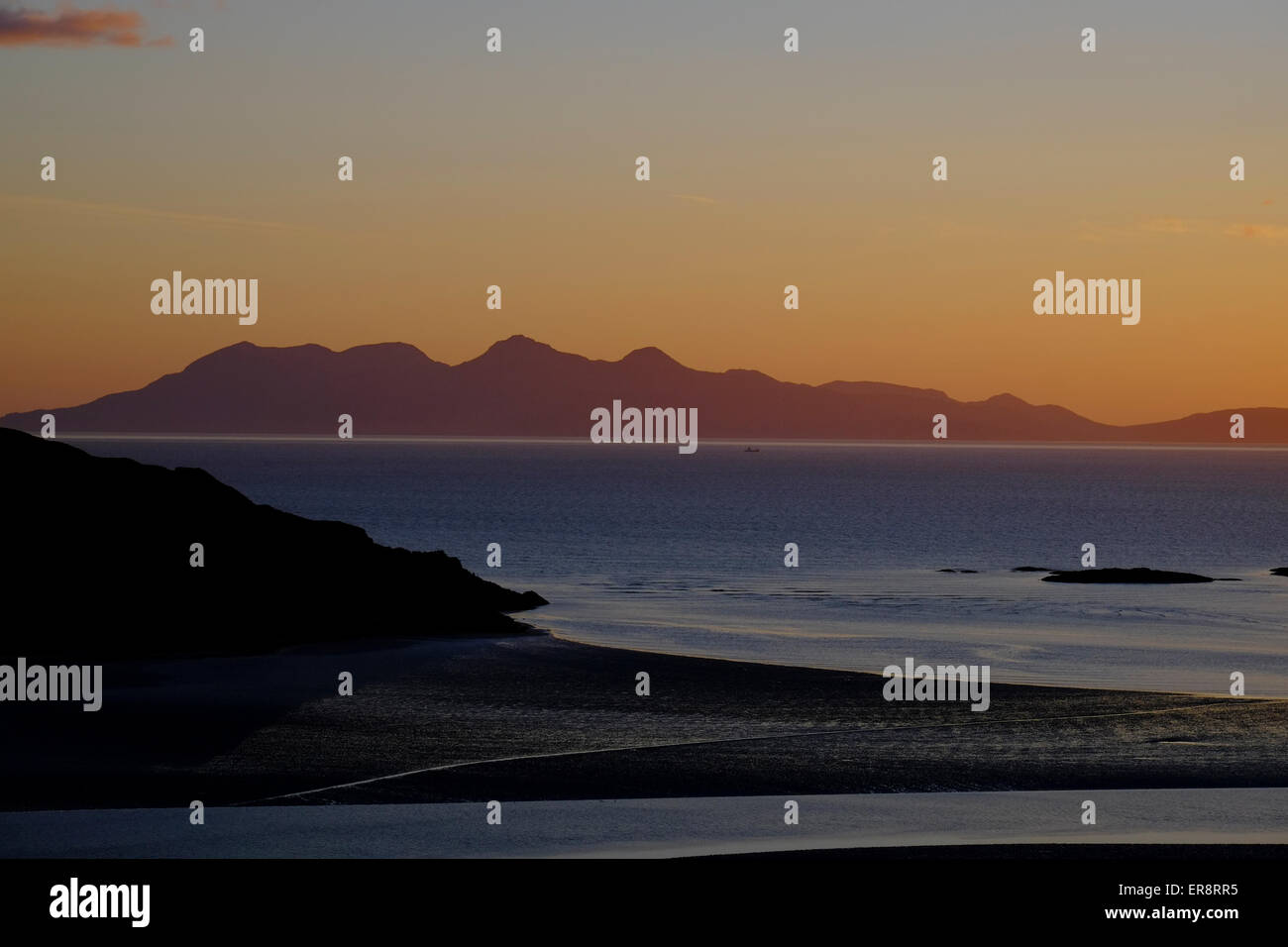 Silver sands of morar sunset hi-res stock photography and images - Alamy