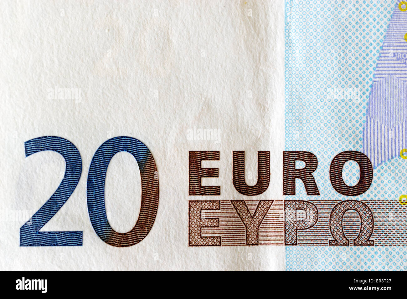 20 euro note hi-res stock photography and images - Alamy