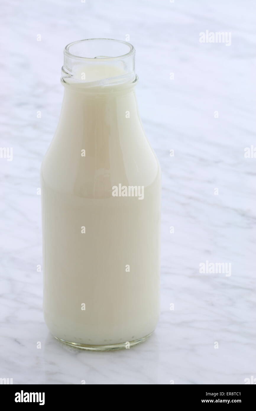 Delicious fresh milk, one of the primary sources of nutrition Stock ...