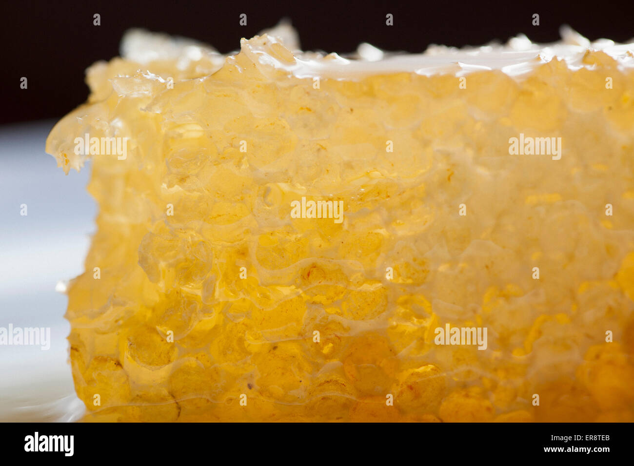 Close-up of honeycomb Stock Photo - Alamy