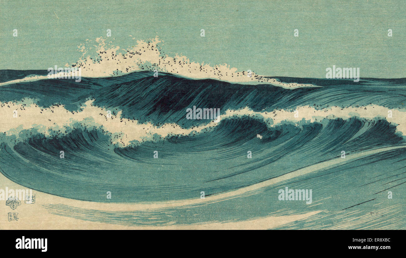 Japanese waves hi-res stock photography and images - Alamy