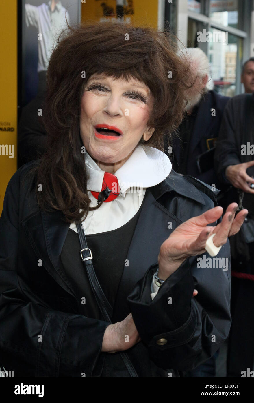 London, UK. Fenella Fielding at the 'Just Jim Dale' press night, at ...