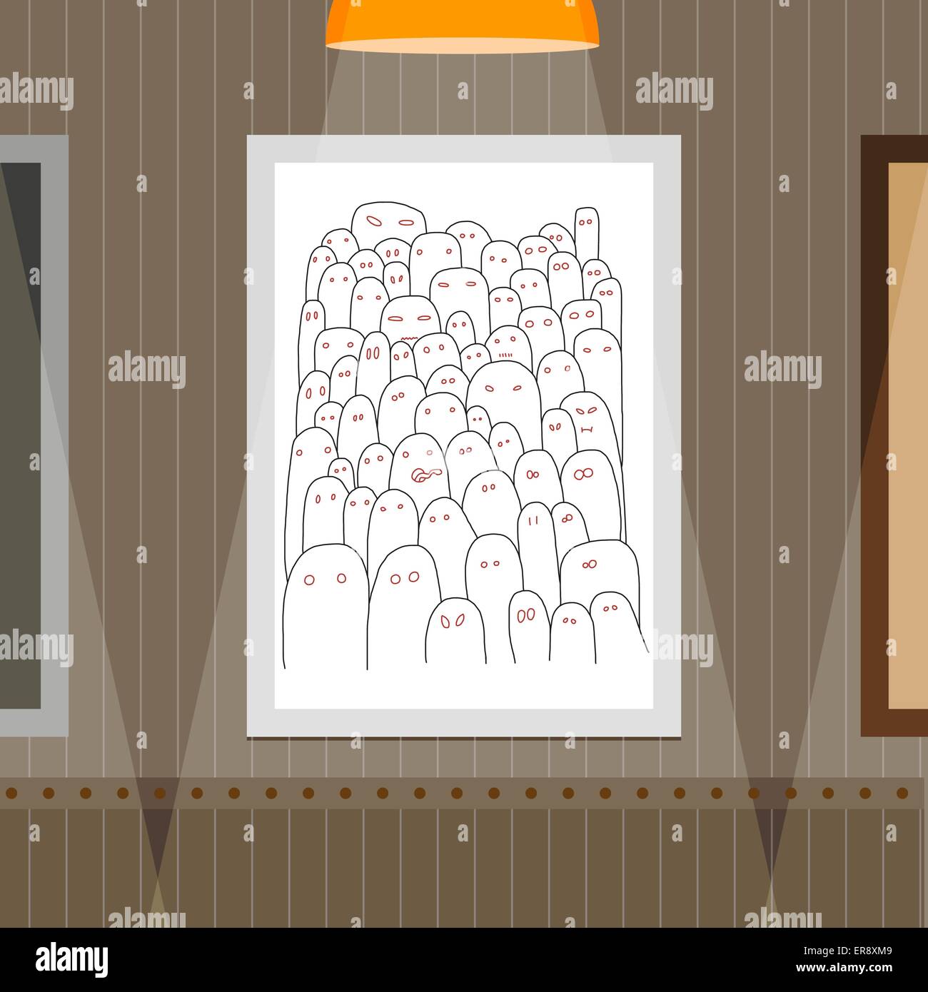 Monsters pattern design Stock Vector Image & Art - Alamy