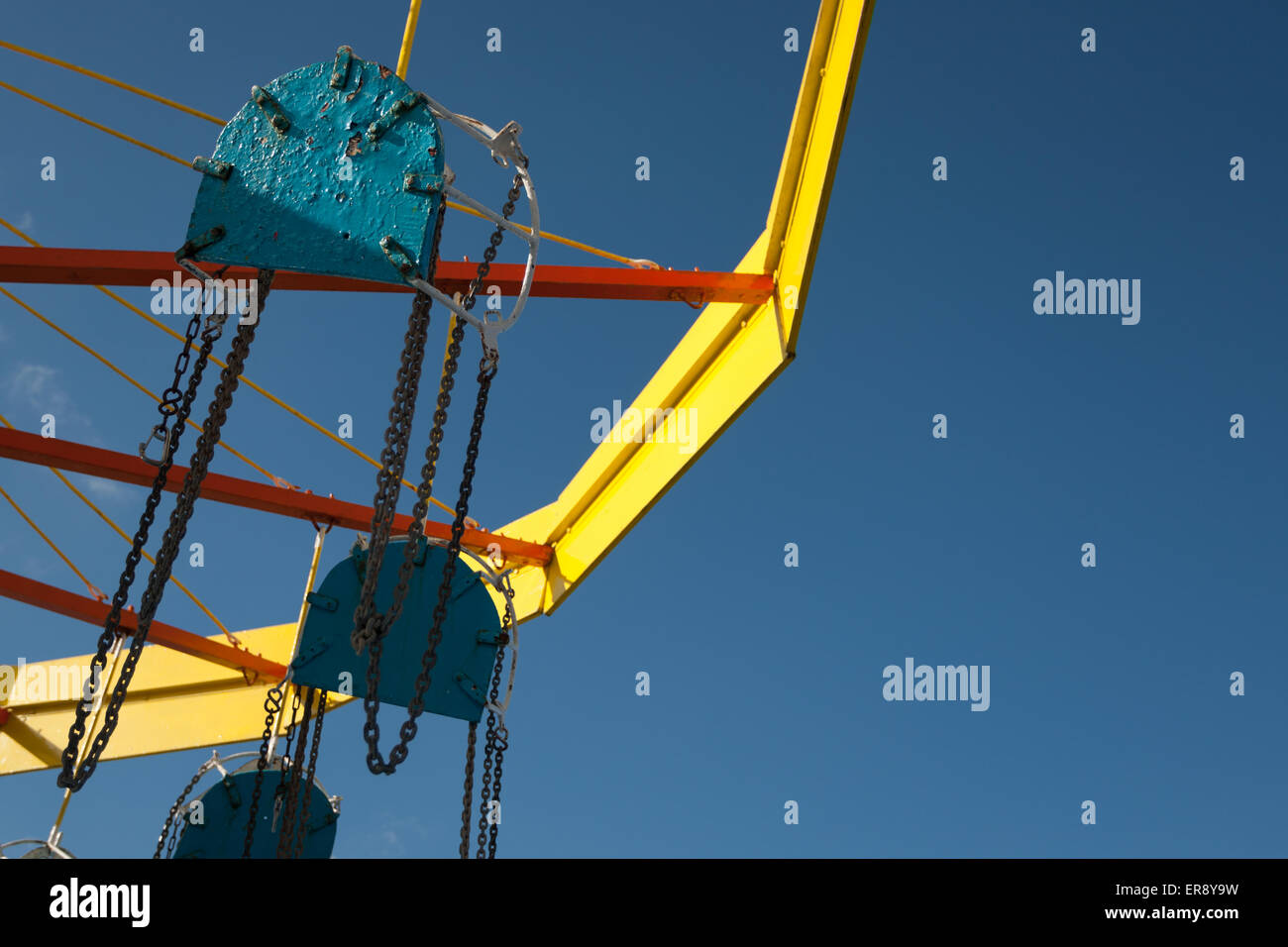 Rusty fairground ride Stock Photo - Alamy