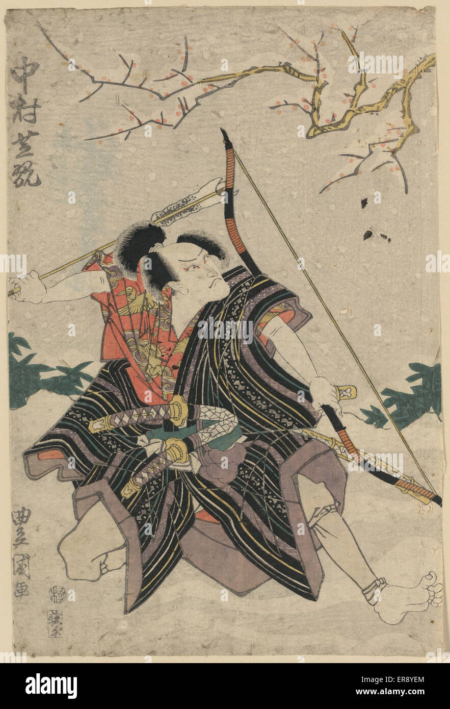 The actor Nakamura Shikan Stock Photo - Alamy