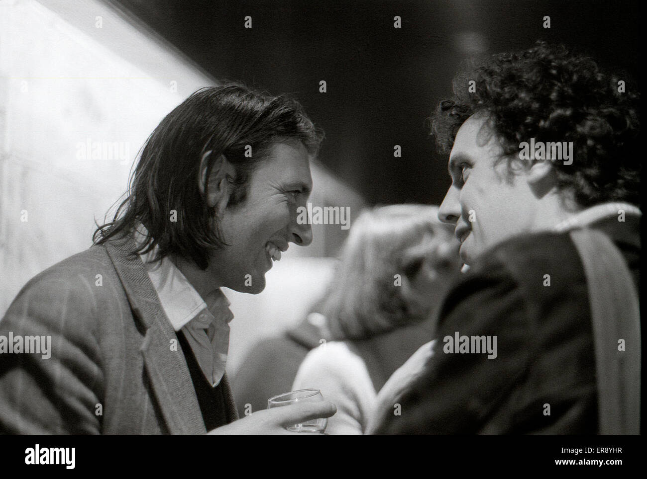 Fred Scott (left), in conversation with architect John Lyall at 'The ...