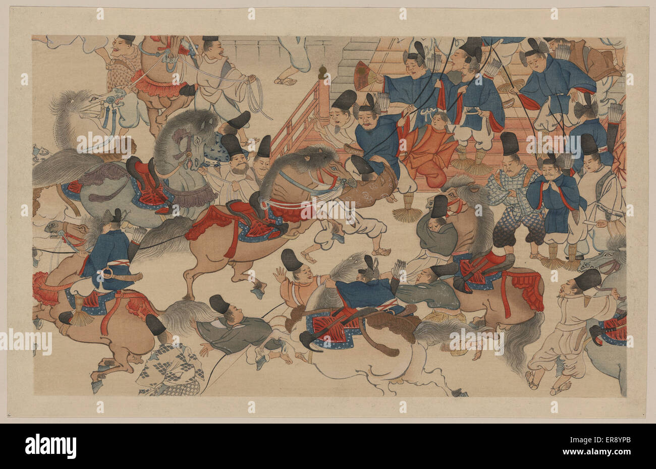 Battle in front of a palace Stock Photo - Alamy