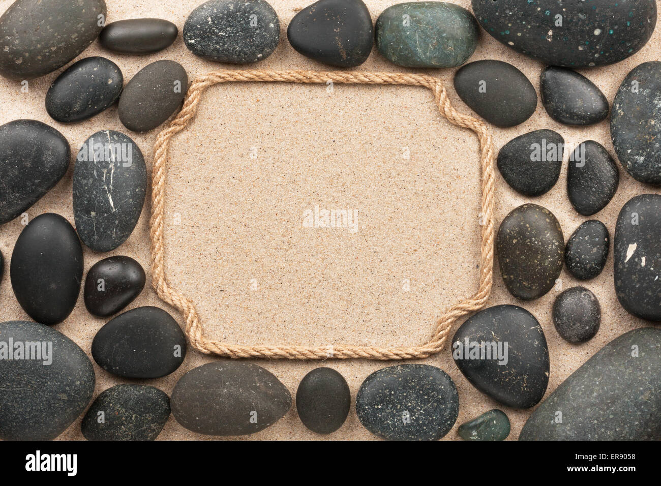 Rope frames and borders hi-res stock photography and images - Alamy