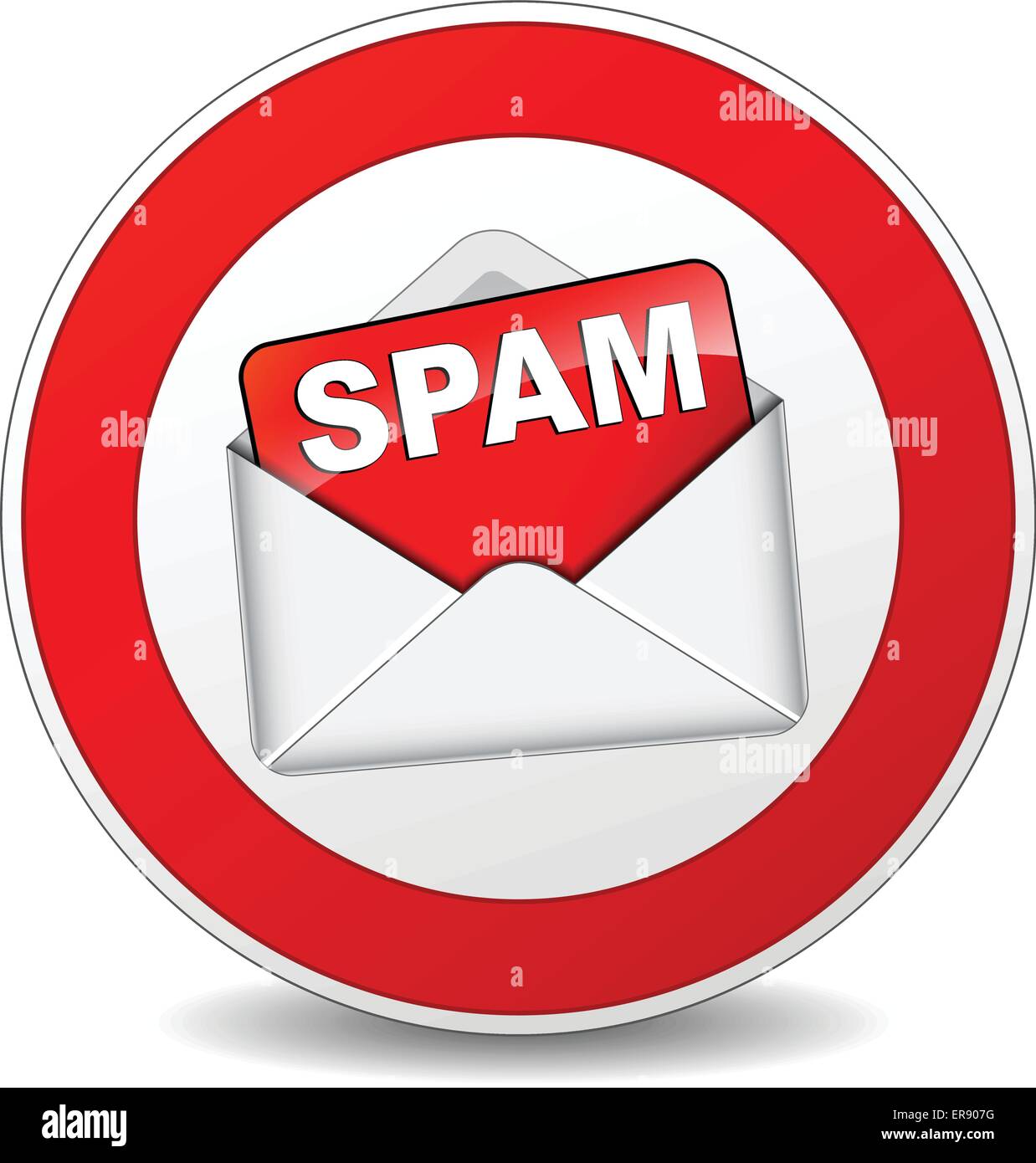 Spam icon hi-res stock photography and images - Alamy