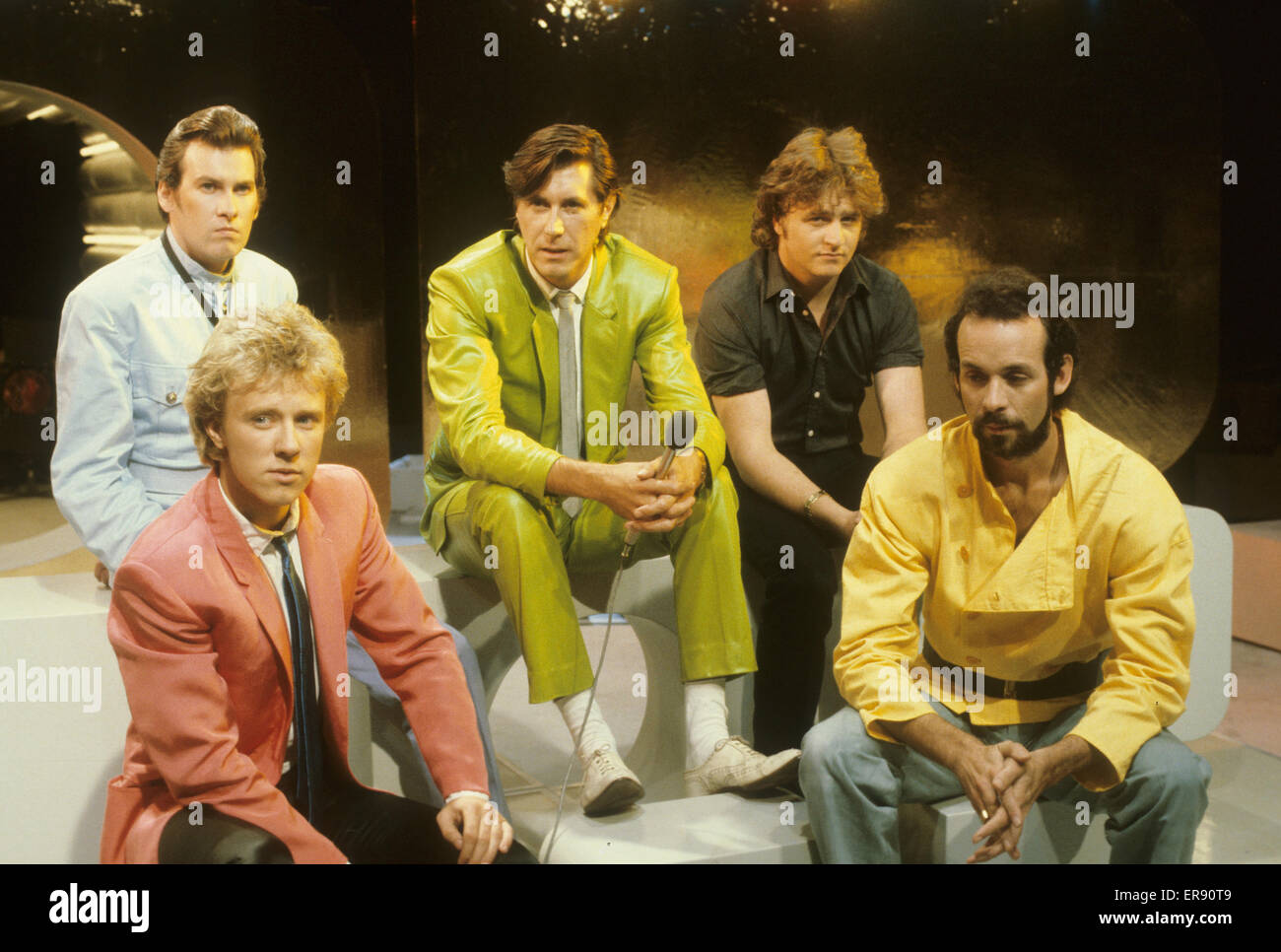 ROXY MUSIC UK rock group about 1975 Stock Photo - Alamy
