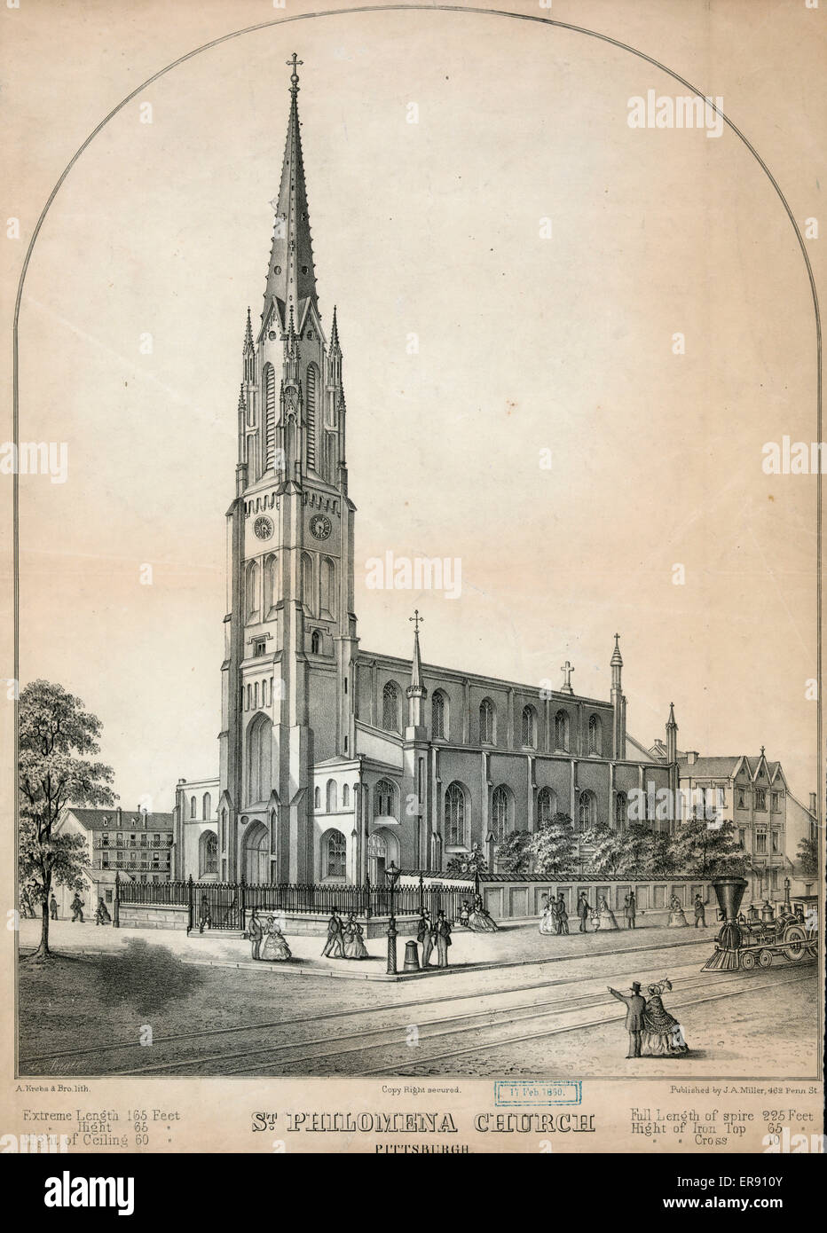 St. Philomena Church Pittsburgh Stock Photo - Alamy