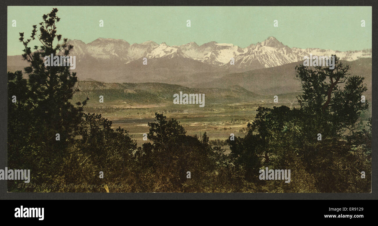 Mount Sneffles Range, Colorado Stock Photo - Alamy