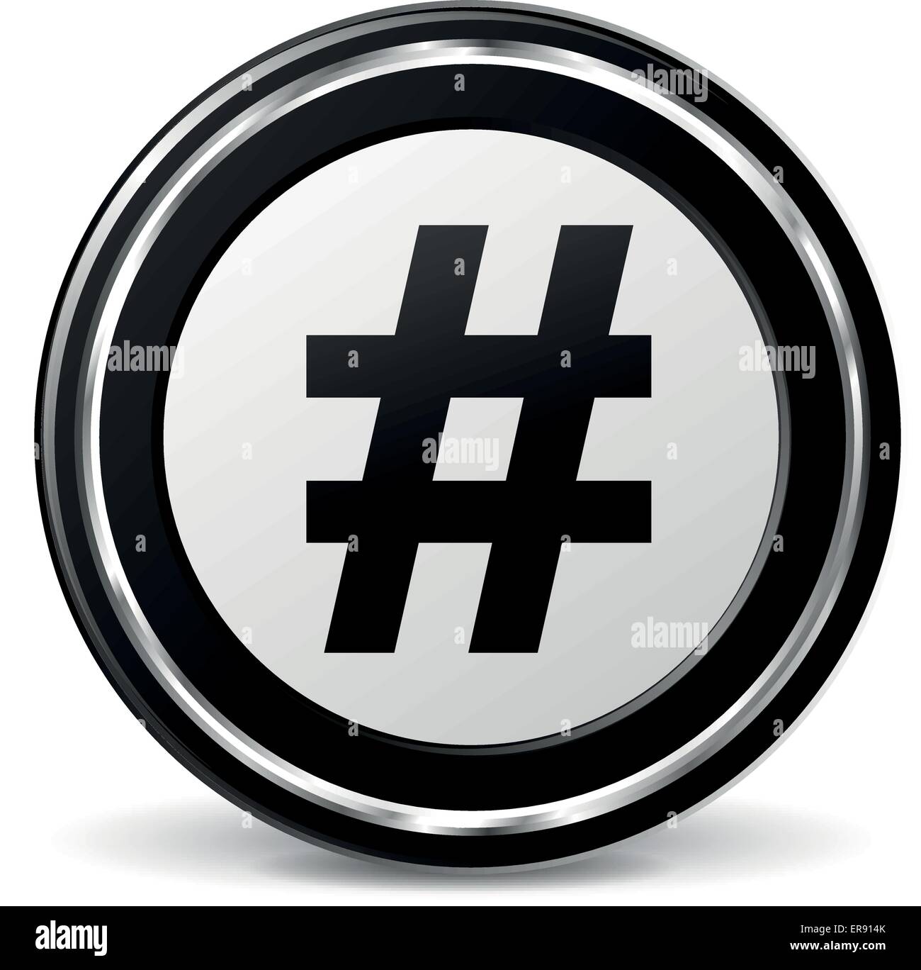 Social media icon illustration Stock Vector Images - Alamy