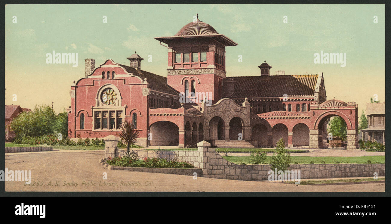 A. K. Smiley Public Library, Redlands, Cal Stock Photo - Alamy