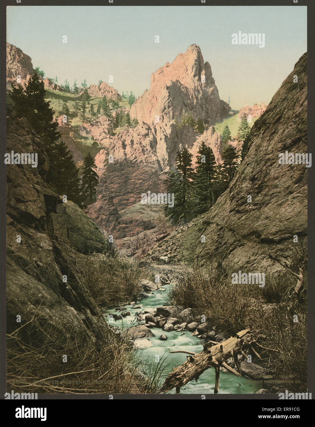 In South Cheyenne Canyon, Colorado Stock Photo - Alamy