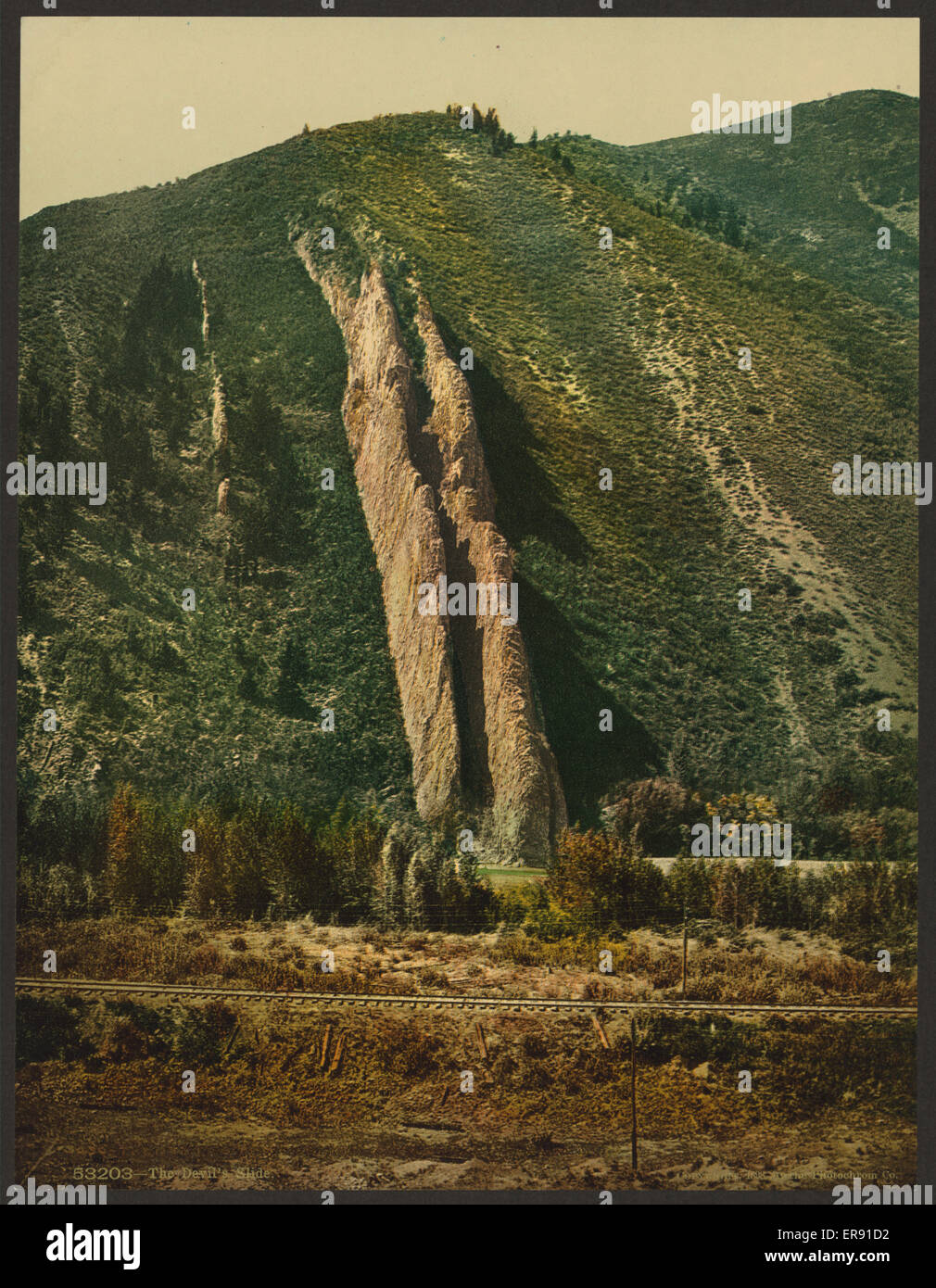 The Devil's Slide Stock Photo - Alamy