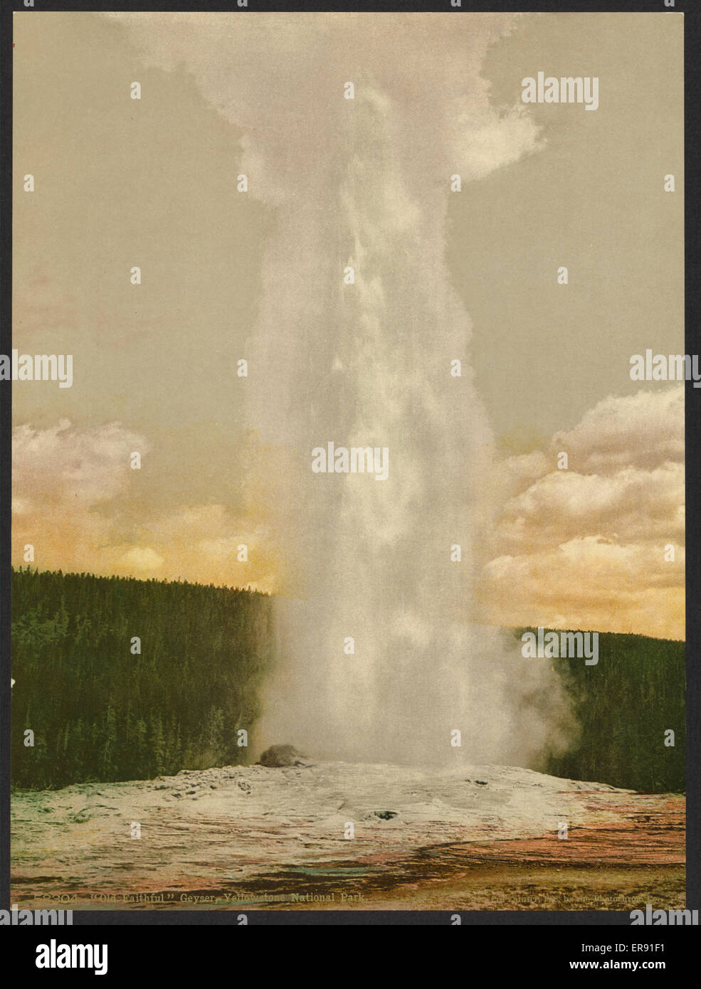Old Faithful Geyser, Yellowstone National Park Old Faithful Stock Photo ...