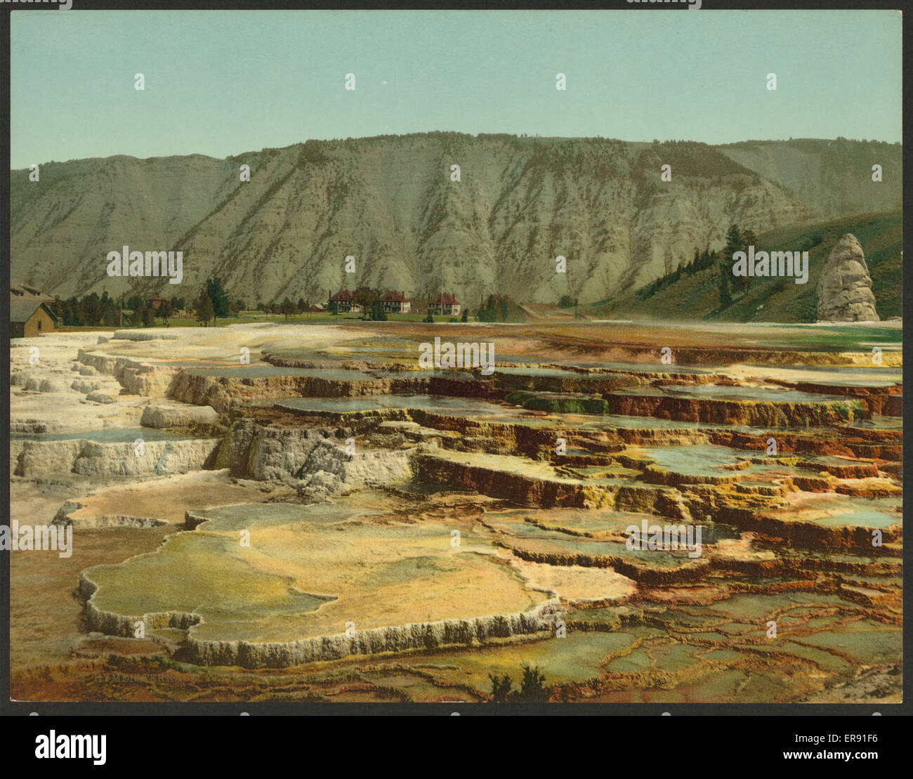 Hymen Terrace, Yellowstone National Park Stock Photo - Alamy