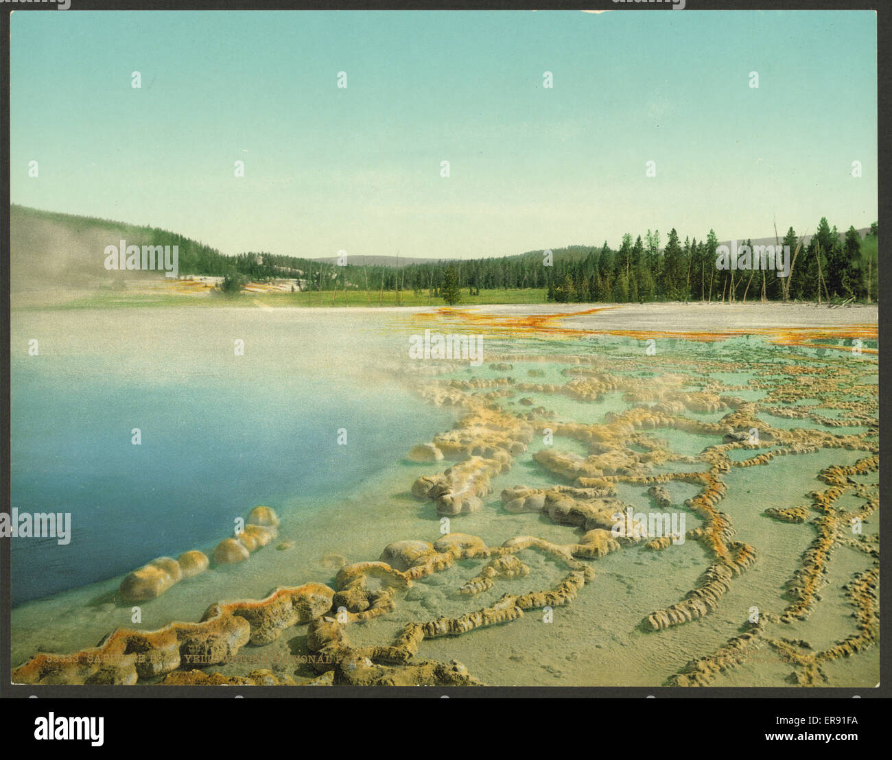 Sapphire Pool, Yellowstone National Park Stock Photo - Alamy