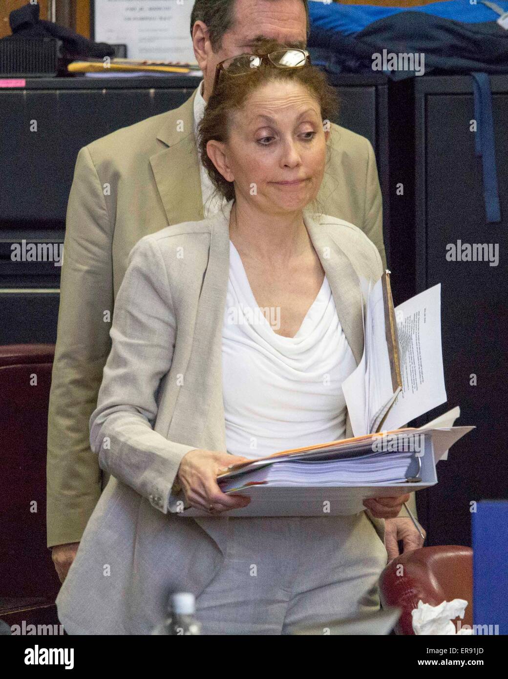 New York, New York, USA. 28th May, 2015. Manslaughter case sentencing ...