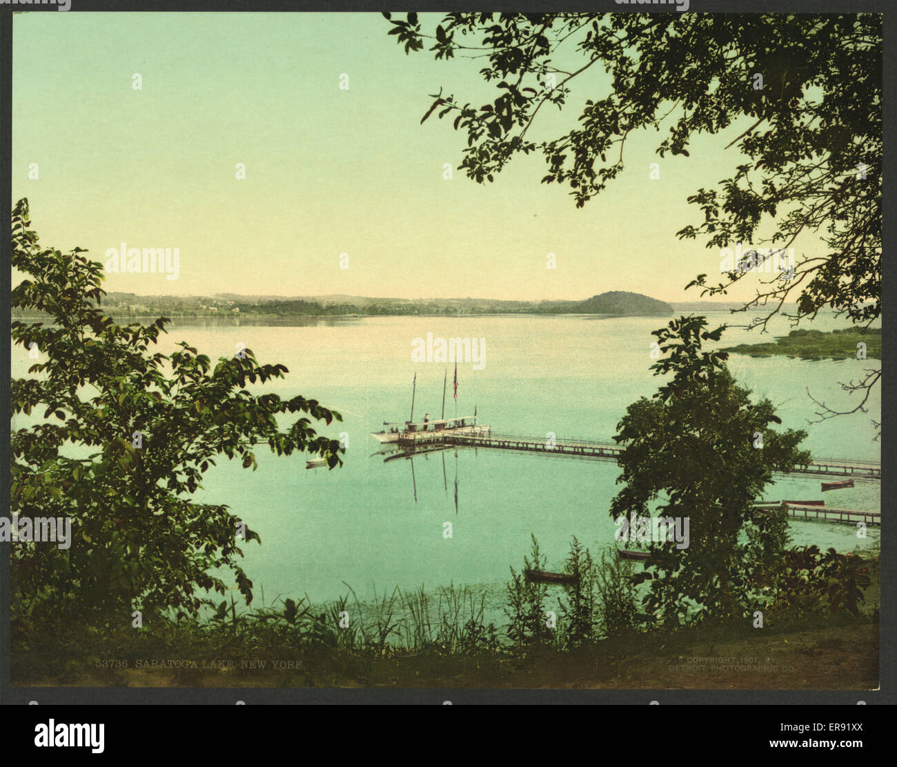 Saratoga lake 19th century hi-res stock photography and images - Alamy