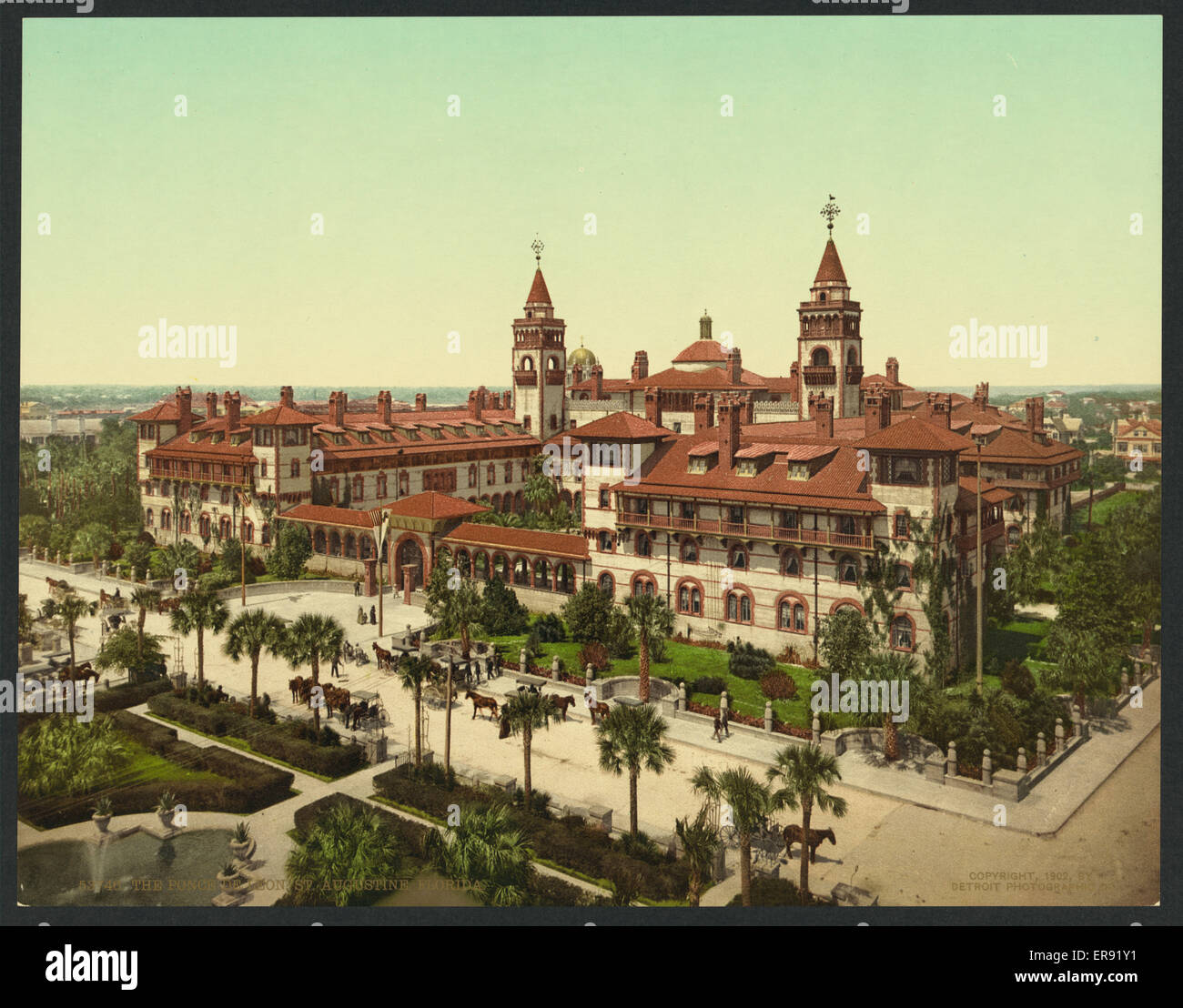The Ponce De Leon, St. Augustine, Florida Stock Photo - Alamy