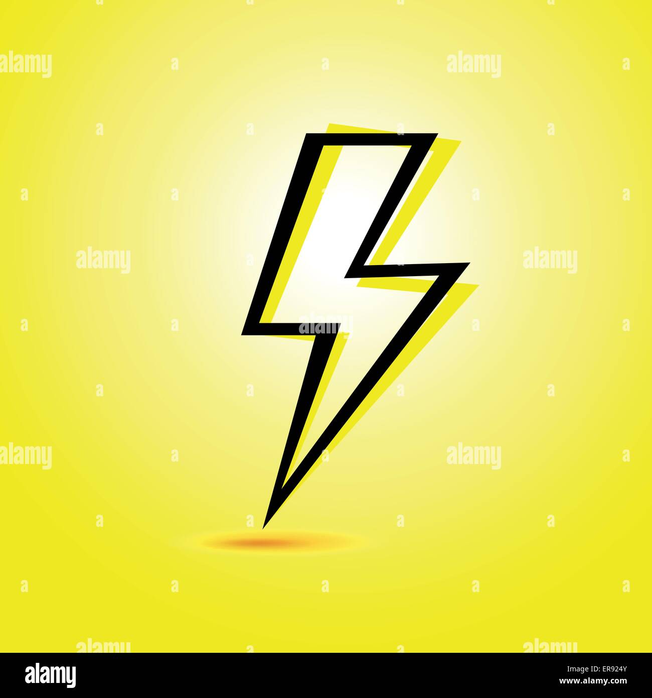 Lightning vector vectors hi-res stock photography and images - Alamy