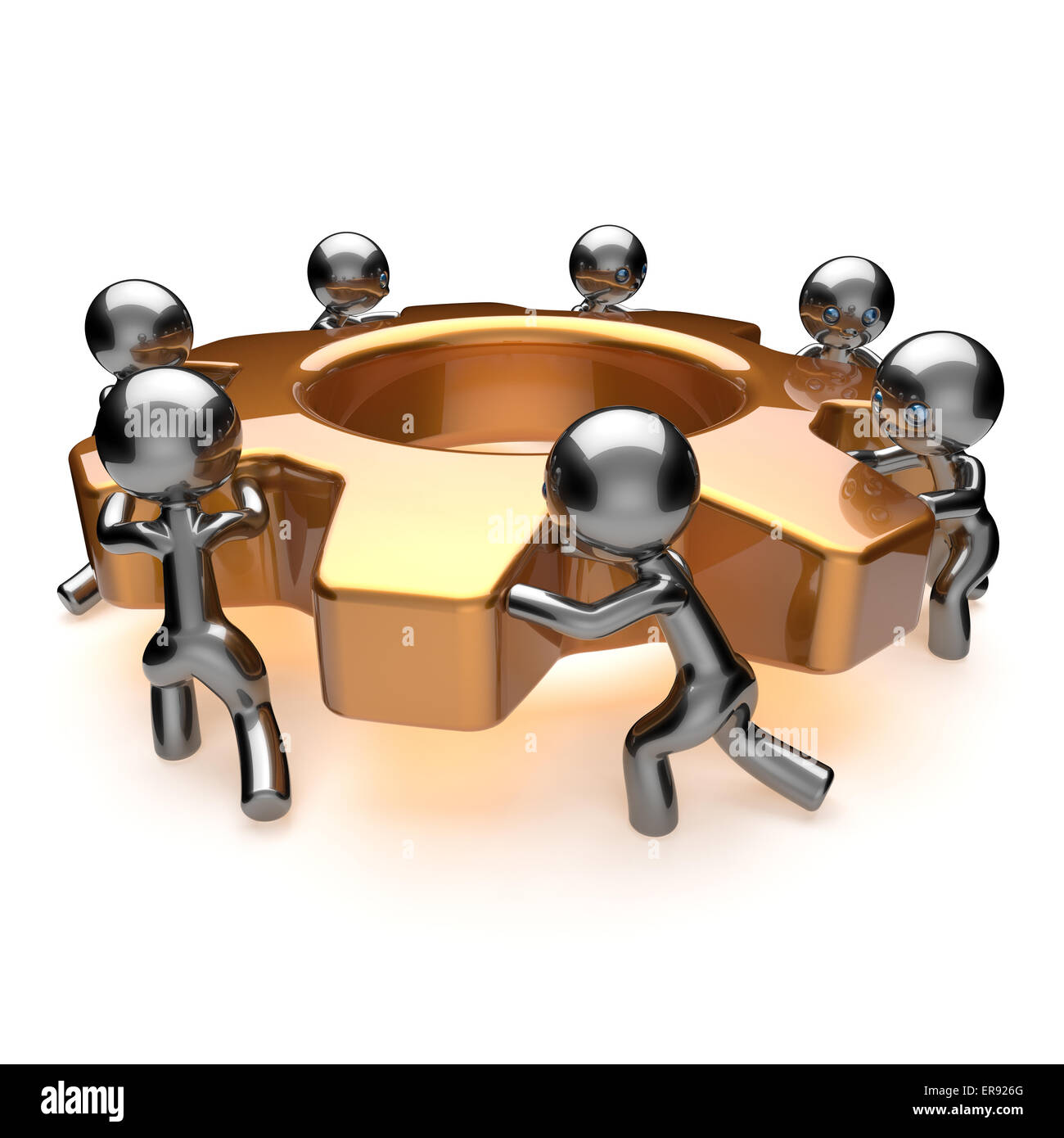 Human resources work team mechanism hi-res stock photography and images ...