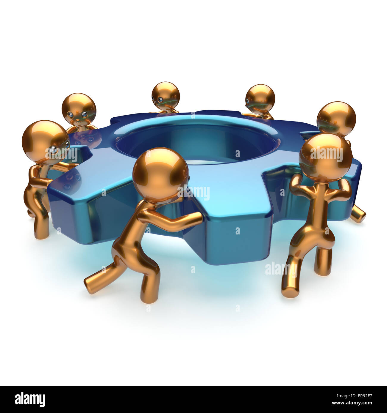 Human resources work team mechanism hi-res stock photography and images ...