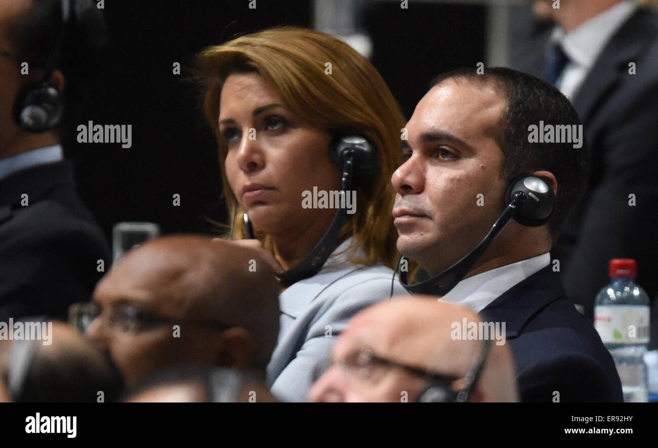 Zurich, Switzerland. 29th May, 2015. Prince Ali Bin Al Hussein of ...